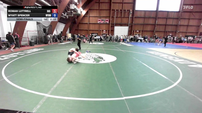 121A lbs Semifinal - Roman Luttrell, 505 Wrestling Club vs Wyatt ...