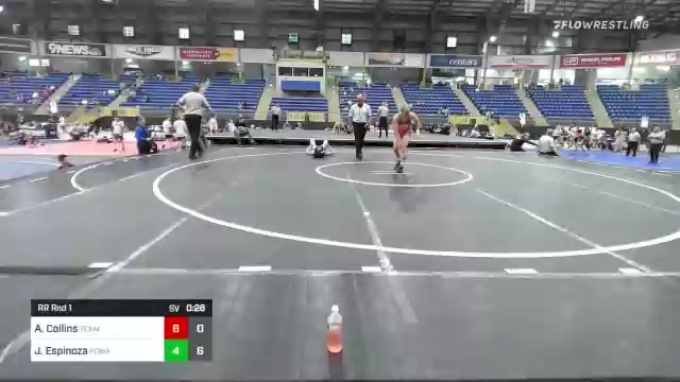 120 lbs Rr Rnd 1 - Isaiah Sisneros, Team Vision Quest Red vs Ane Vigil ...