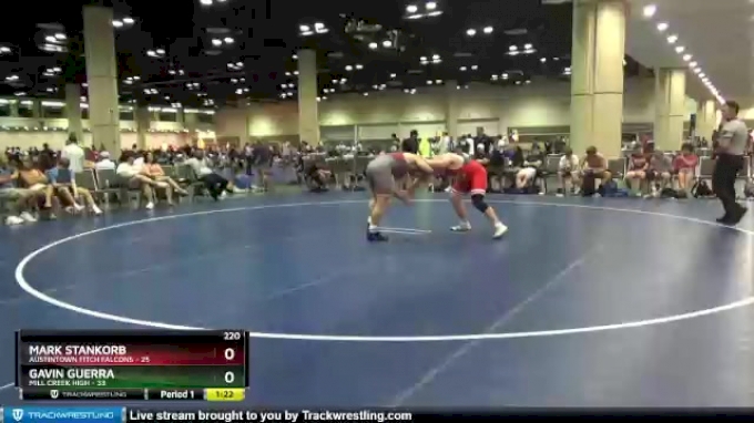 220 lbs Round 2 (10 Team) - Gavin Guerra, Mill Creek High vs Mark ...