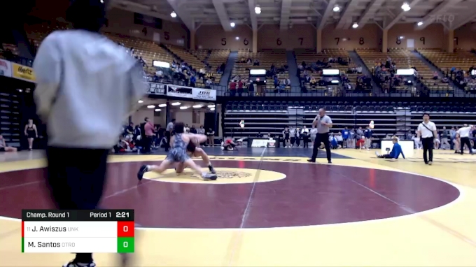 184 lbs Champ. Round 1 - Jacob Awiszus, Nebraska-Kearney vs Matthew ...