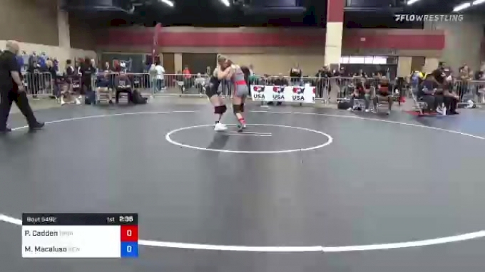 59 kg Consolation - Piper Cadden, Thorobred Wrestling Club vs Mia ...