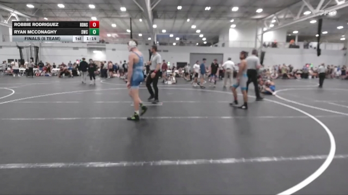 126 lbs Finals (8 Team) - Robbie Rodriguez, RedNose vs Ryan McConaghy ...