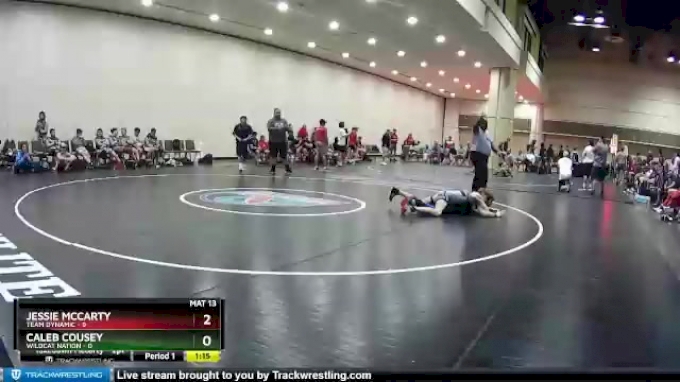 120 lbs Round 8 (10 Team) - Jessie Mccarty, Team Dynamic vs Caleb ...