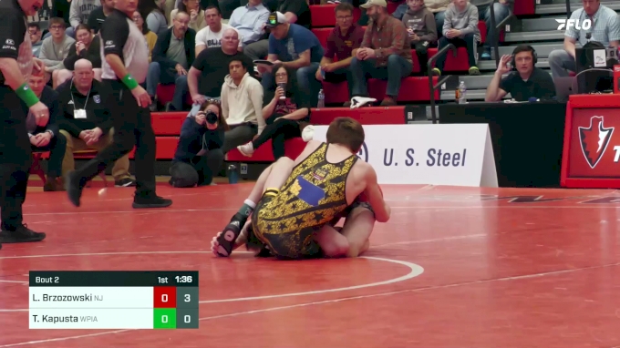 121 lbs Final - Logan Brzozowski, NJ vs Tyler Kapusta, WPIAL