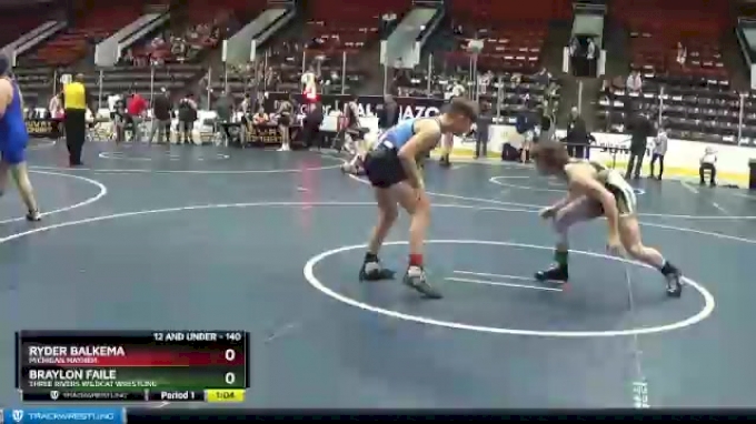 140 lbs Round 3 - Braylon Faile, Three Rivers Wildcat Wrestling vs ...