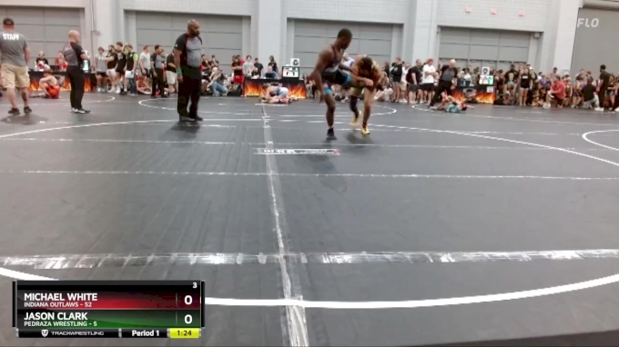 175 lbs Round 3 (6 Team) - Michael White, Indiana Outlaws vs Jason ...