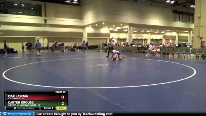106 lbs Round 5 (10 Team) - Carter Krouse, Indiana Smackdown White vs ...