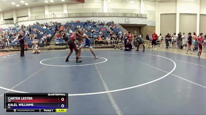 165 lbs Quarterfinal - Carter Lester, OH vs Kalel Williams, MI