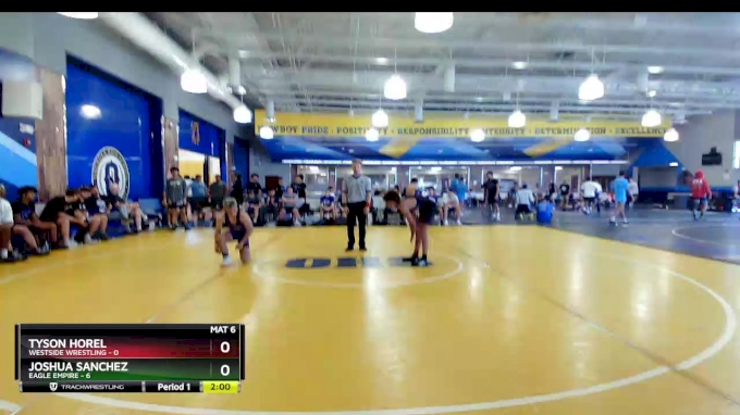 113 lbs Round 1 (8 Team) - Tyson Horel, Westside Wrestling vs Joshua ...
