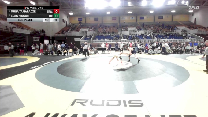 132 lbs 3rd Place - Musa Tamaradze, New York Military Academy vs Ellis ...