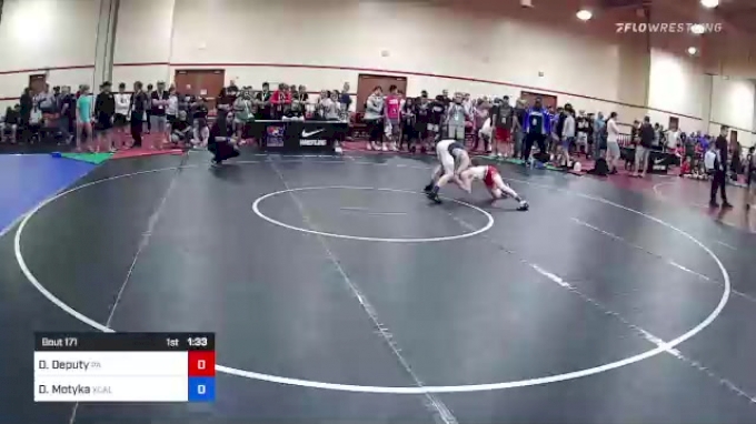 45 lbs Round Of 16 - Dominic Deputy, Pennsylvania vs Davis Motyka ...