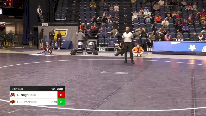 197 lbs Consi Of 8 #2 - Gabe Nagel, Minnesota vs Luke Surber, Oklahoma ...