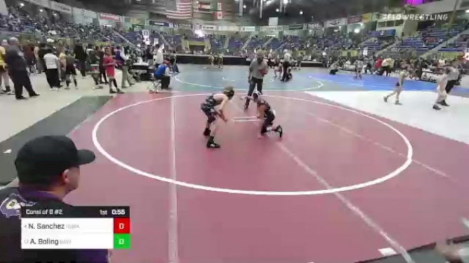 70 lbs Consi Of 8 #2 - Noah Sanchez, Duran Elite vs Alan Boling, Bayfield