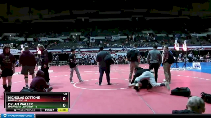 125 lbs Placement (4 Team) - Nicholas Cottone, Davis & Elkins vs ...