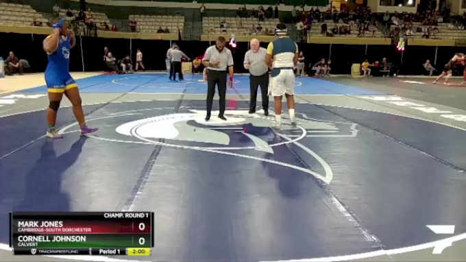 285-2A/1A Champ. Round 1 - Cornell Johnson, Calvert vs Mark Jones ...