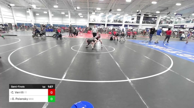 105 lbs Semifinal - Cecilia Verrilli, Team Tugman vs Olivia Polansky ...