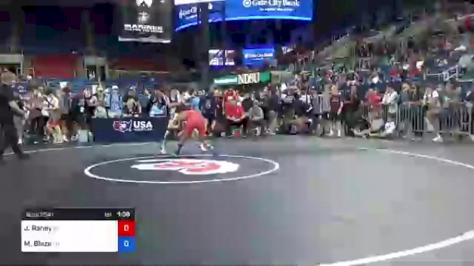 120 lbs Semifinal - Jordyn Raney, Kentucky vs Marcus Blaze, Ohio