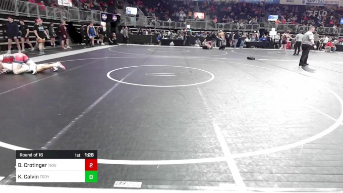 148 lbs Round Of 16 - Bryson Crotinger, Trailhands vs Kolby Calvin, Troy