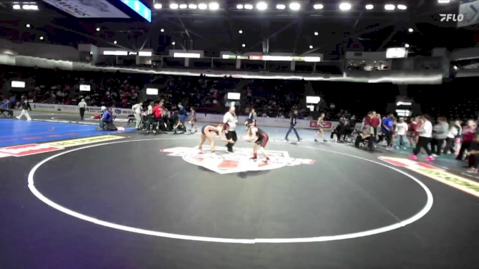 Girls 120 lbs Cons. Round 1 - Macy Shoote, Camas (Girls) vs Elizabeth ...