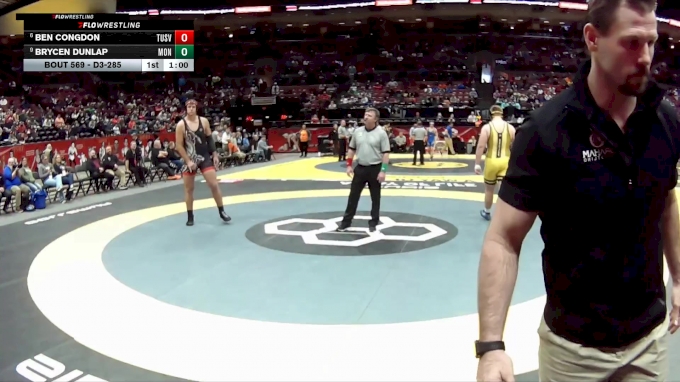 D3-285 lbs 5th Place Match - Brycen Dunlap, Monroeville vs Ben Congdon ...