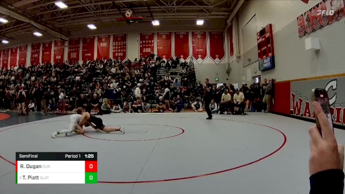 126 lbs Semifinal - Trevor Piatt, Olathe vs Ryan Dugan, Durango