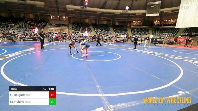 91 lbs 3rd Place - Hailey Delgado, NXT LEVEL WRESTLING ACADEMY vs ...
