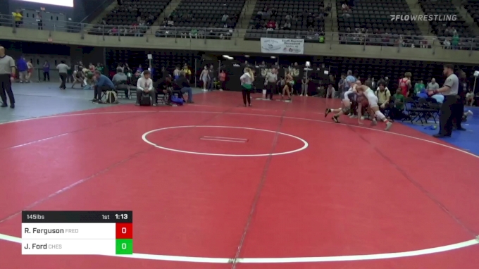 145 lbs Round Of 16 - Rhys Ferguson, Frederick vs John Scottie Ford ...
