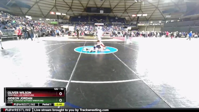 92 lbs Semifinal - Gideon Jordan, CNWC Concede Nothing Wrestling Club ...