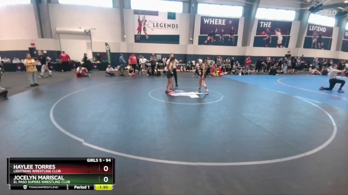 94 lbs Round 2 - Jocelyn Mariscal, El Paso Supers Wrestling Club vs ...