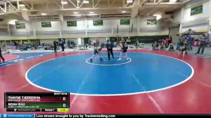 120 lbs Quarterfinal - Thayne Tjeerdsma, Bon Homme Youth Wrestling vs ...