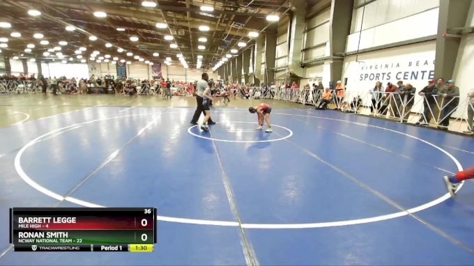 68 lbs Rd# 3 12:00pm Friday - Barrett Legge, Mile High vs Ronan Smith ...