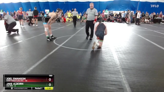 150 lbs Round 1 (8 Team) - Joel Swanson, Noke Wrestling RTC vs Jake ...