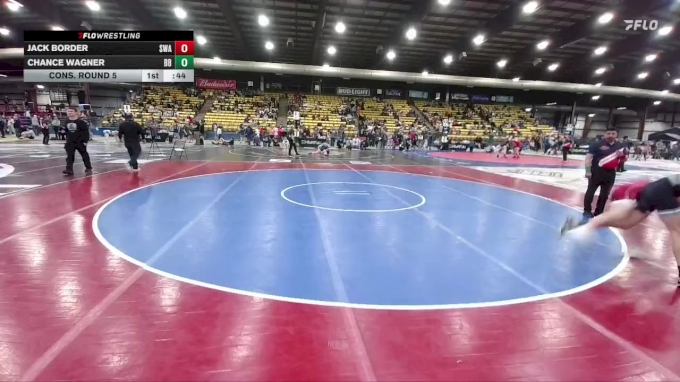 132 lbs Cons. Round 5 - Chance Wagner, Badlands Brawlers vs Jack Border ...