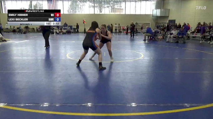 138 lbs Round 1 - Lexi Beckler, Hawkeye Community College vs Emily ...
