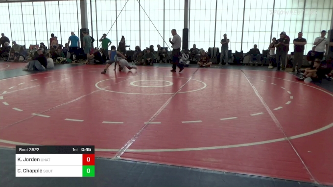 88 lbs Semifinal - Kaiden Jorden, UNATTACHED vs Cayden Chapple, South ...