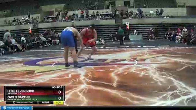285 lbs Round 3 (4 Team) - Owen Barthel, Saint Michael Albertville vs ...