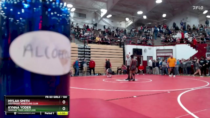 130 lbs Champ. Round 1 - Mylah Smith, Southport Wrestling Club vs Kynna ...