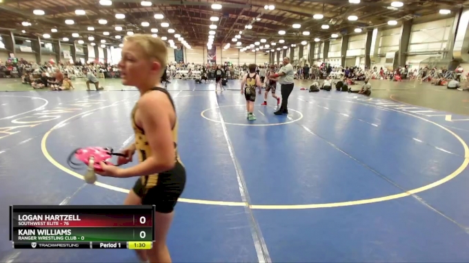 110 lbs Rd# 3 12:00pm Friday - Logan Hartzell, SouthWest Elite vs Kain ...