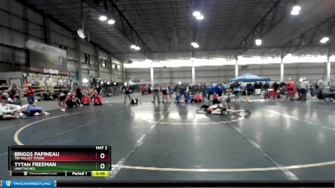80 lbs Cons. Round 6 - Briggs Papineau, Tri-Valley Titans vs Tytan ...