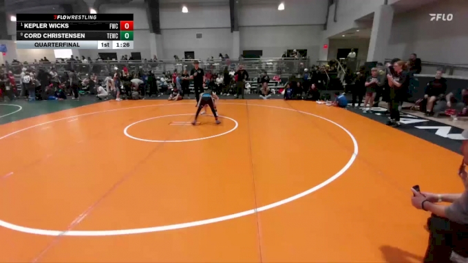 80 lbs Quarterfinal - Kepler Wicks, FM Wrestling Club vs Cord ...