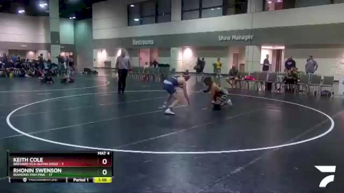 152 lbs Round 2 (6 Team) - Keith Cole, Brevard FCA-Alpha Dogz vs Rhonin ...
