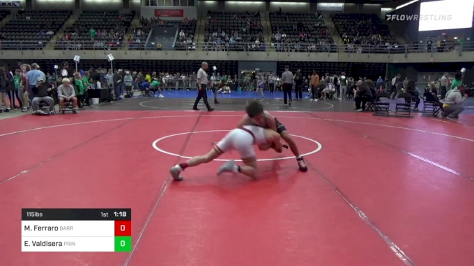 115 lbs Round Of 16 - Michael Ferraro, Barrington vs Ethan Valdisera ...
