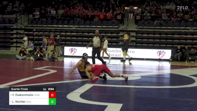 149 lbs Quarterfinal - Yianni Diakomihalis, Cornell vs Luke Nichter, Drexel