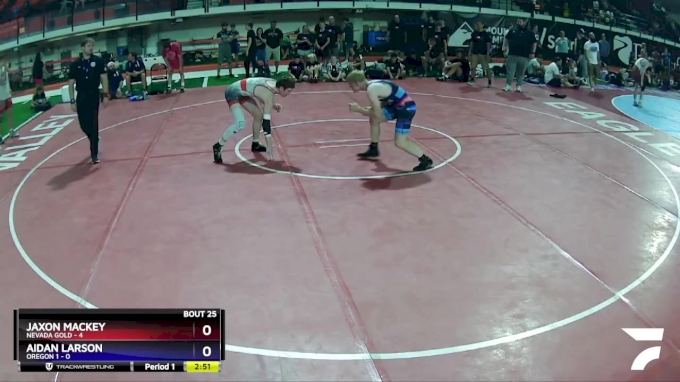 132 lbs Placement (16 Team) - JAXON MACKEY, Nevada GOLD vs Aidan Larson ...