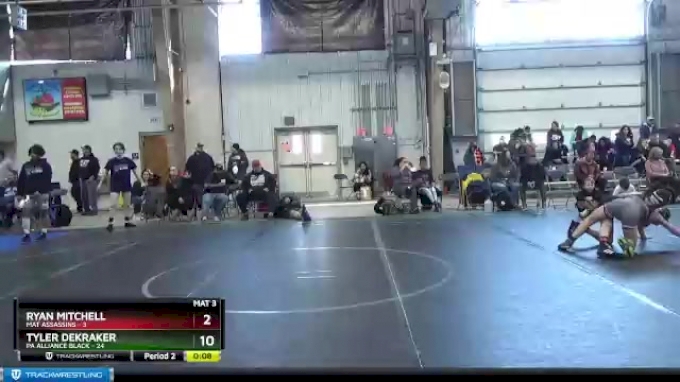 120 lbs Round 3 (4 Team) - Aaron Silva, PA Alliance Blue vs Matteo ...