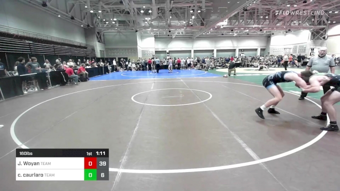 160 lbs Rr Rnd 4 - Josh Woyan, Team Honey Badger vs Colby Caurlaro ...