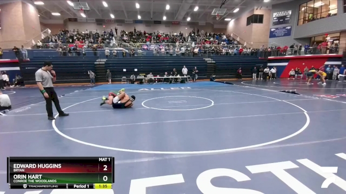 215 lbs Champ. Round 1 - Orin Hart, Conroe The Woodlands vs Edward ...