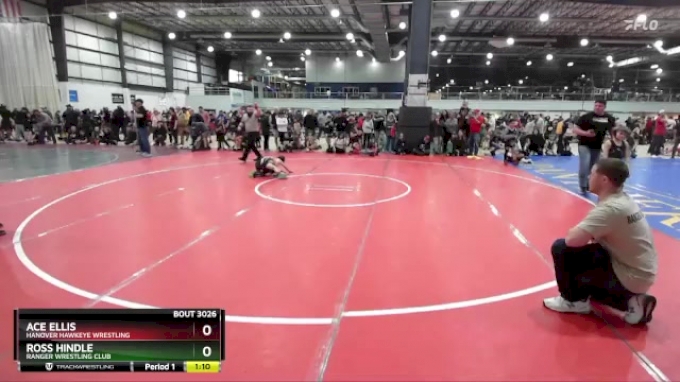 65 lbs Cons. Round 2 - Ace Ellis, Hanover Hawkeye Wrestling vs Ross ...