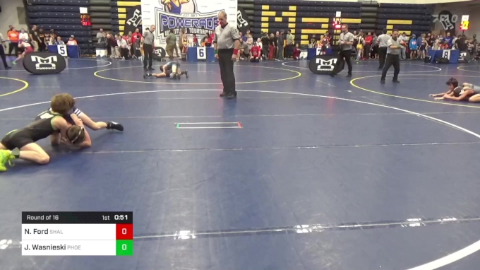 80 lbs Round Of 16 - Noah Ford, Shaler Area vs James Wasnieski, Phoenix ...