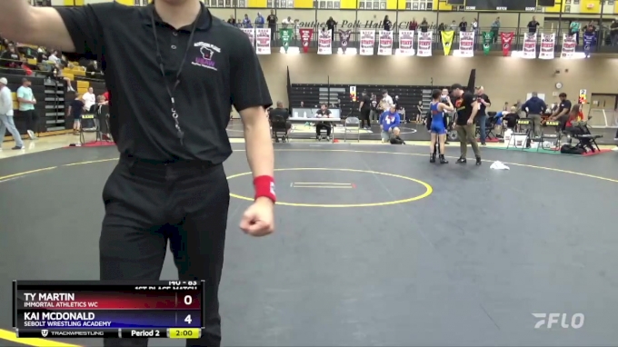 83 lbs 1st Place Match - Ty Martin, Immortal Athletics WC vs Kai ...